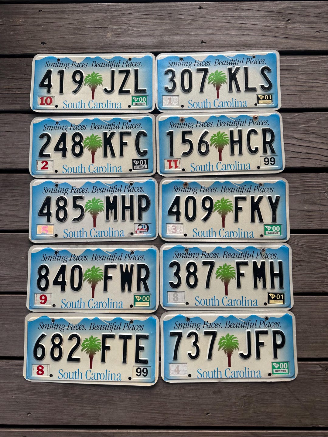 South Carolina License Plate, Pick Your Choice of License Plate, South ...