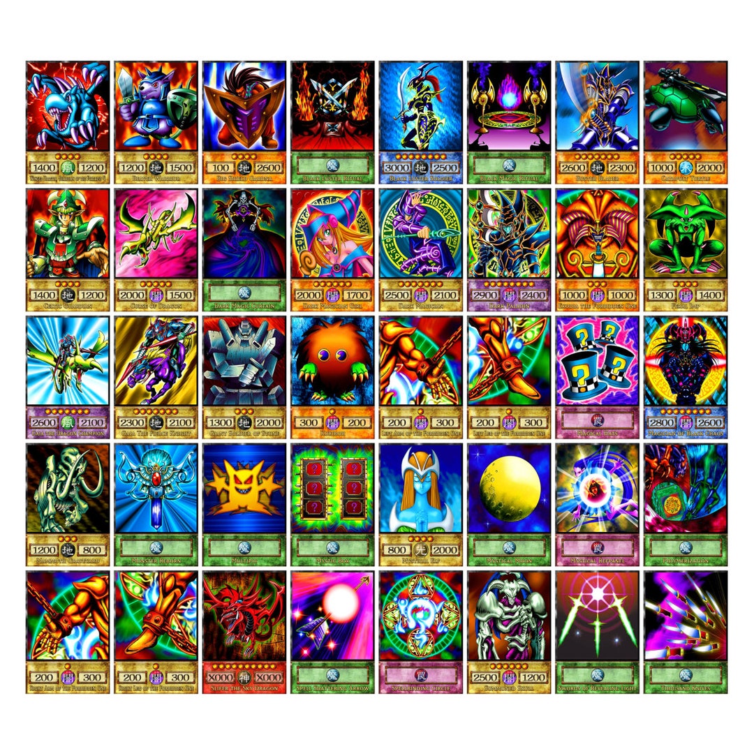 Yugi Deck Anime Orica Version 40 Cards - Etsy