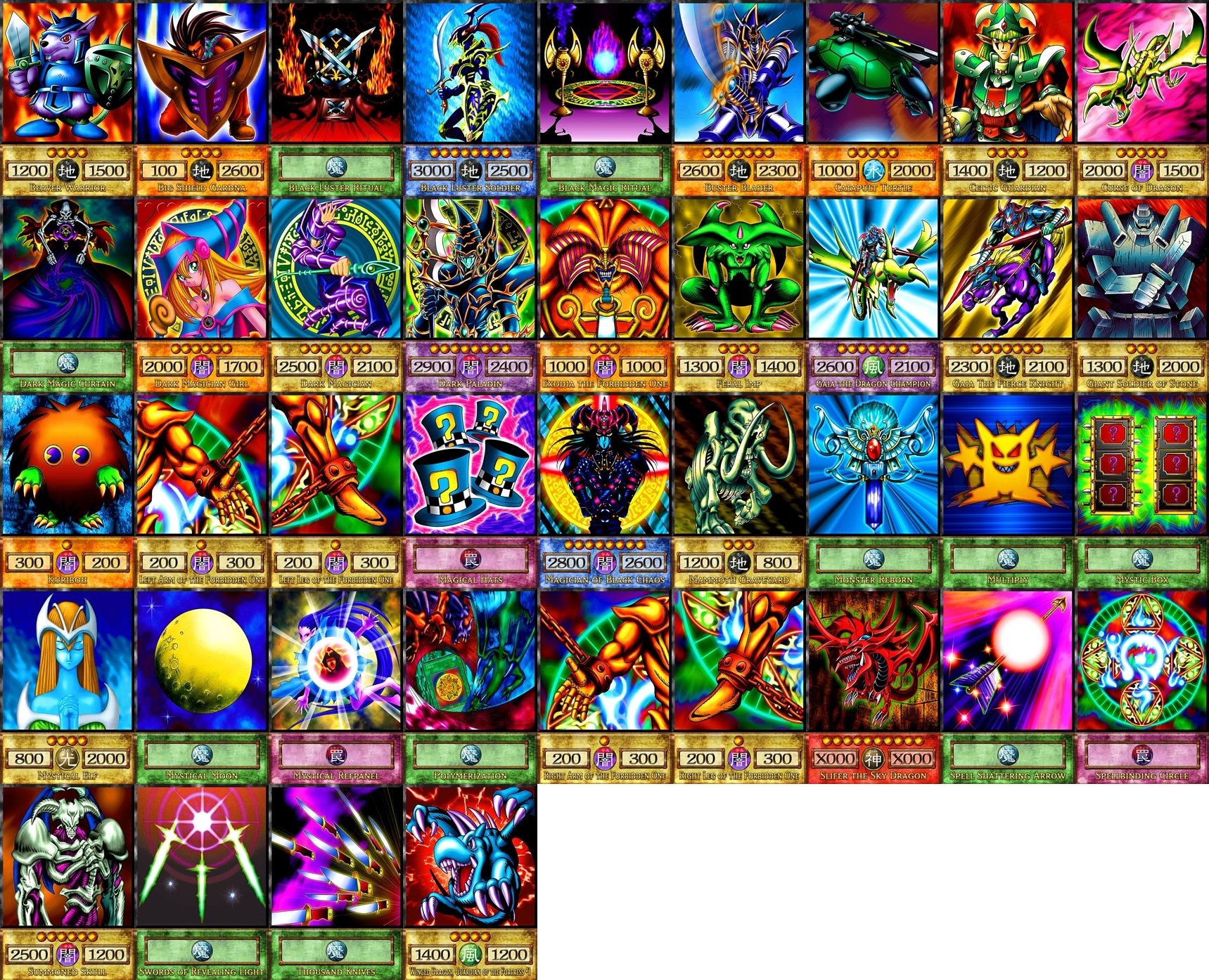 Yugi Muto Deck Anime 40 Cartas - Etsy España