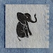 Baby Elephant Patch, Slow Stitch Visible Mending Patch, Sew on Patch ...
