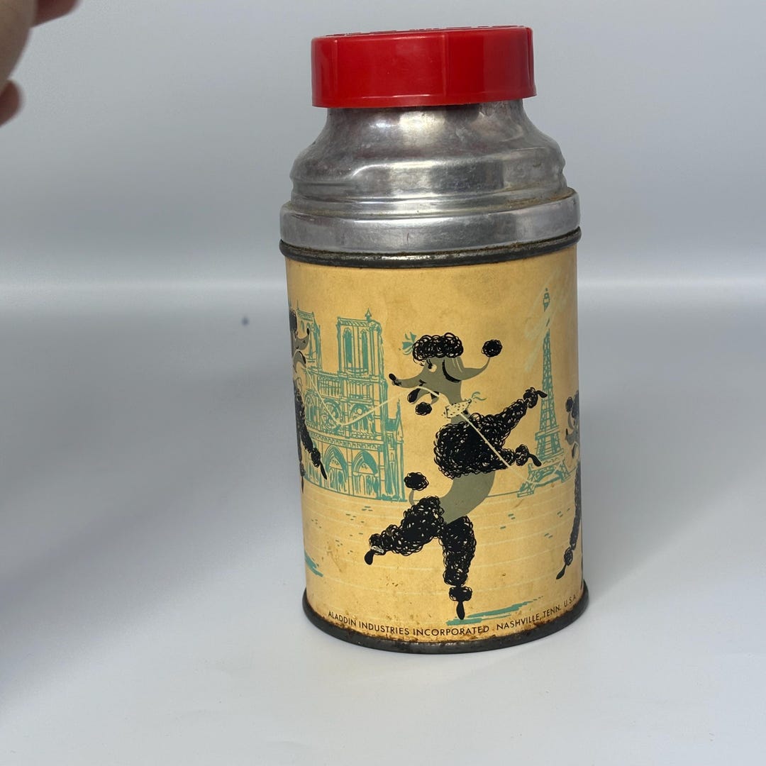 Vintage Gigi Aladdin 8 Oz. Thermos Bottle Mcm Poodle - Etsy