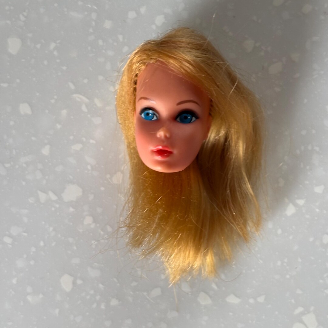 Vintage 1972 Busy Barbie Head Only - Etsy