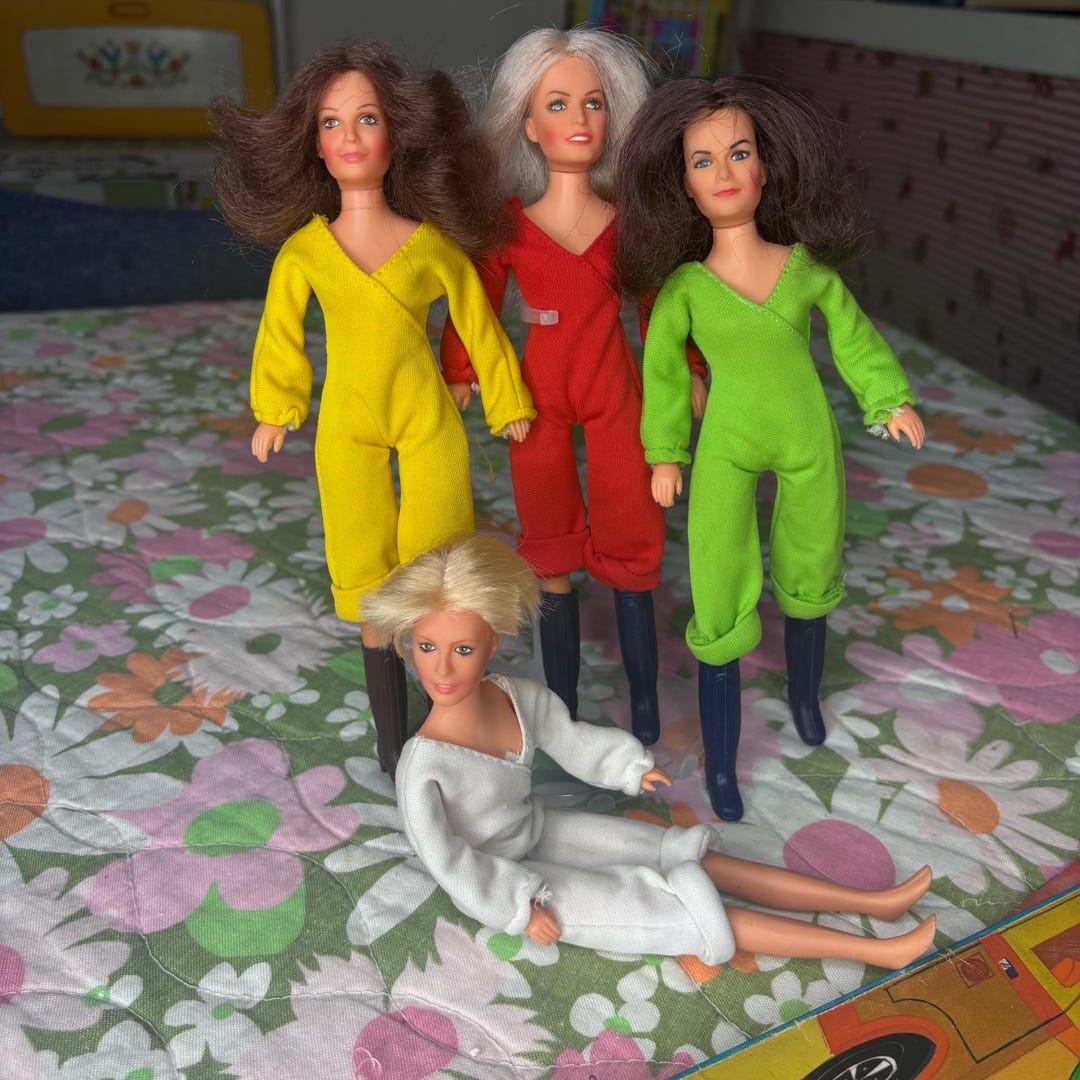 Vintage Hasbro 1977 Charlie’s Angels Doll Set of Four 9 Inch Dolls - Etsy