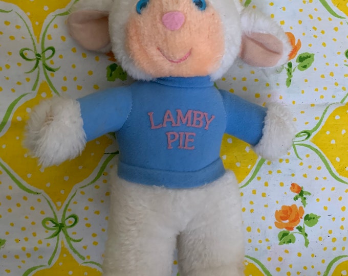 Vintage Lamby Pie Plush Stuffed Lamb by Knickerbocker - Etsy