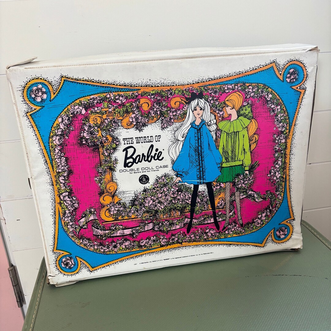 The World of Barbie Double Doll Case 1968 Mattel - Etsy