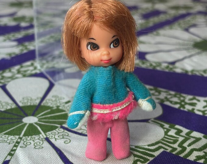 Vintage 1967 #3516 Mattel Liddle Kiddles Freezy Sliddle Doll - Etsy