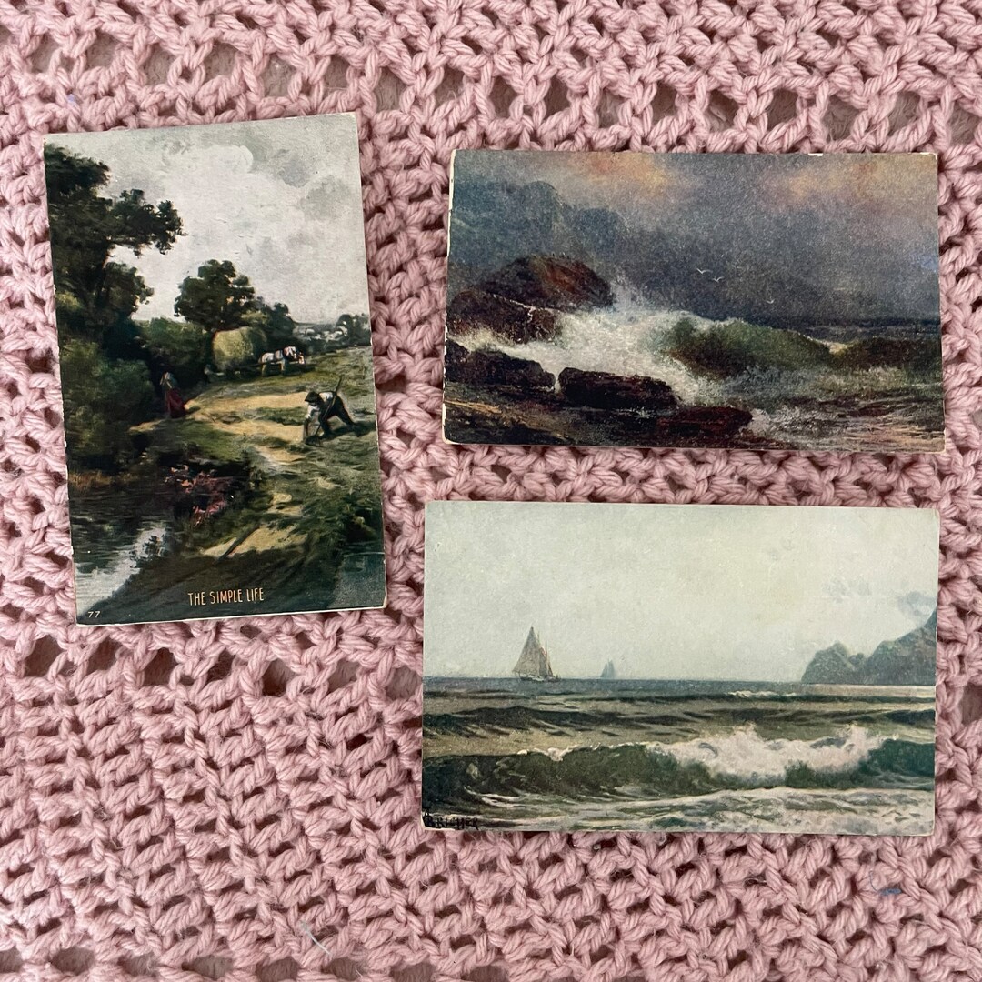 Vintage Nature Woodland Postcards - Etsy