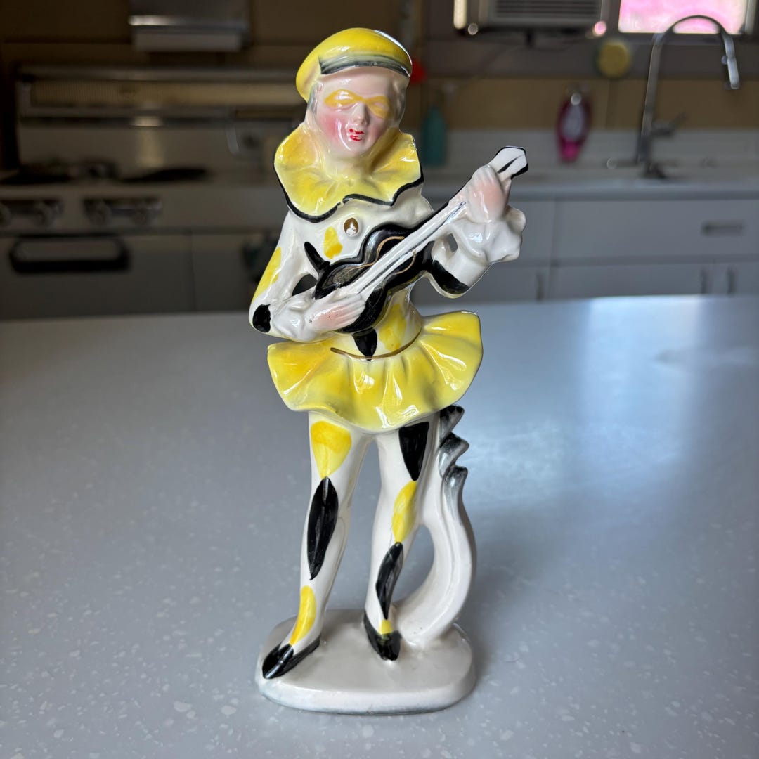 Vintage Kress Masked Masquerade Ceramic Lady - Etsy