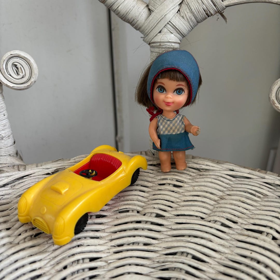 1960s Mattel Liddle Kiddle babe Biddle Doll With Car - Etsy