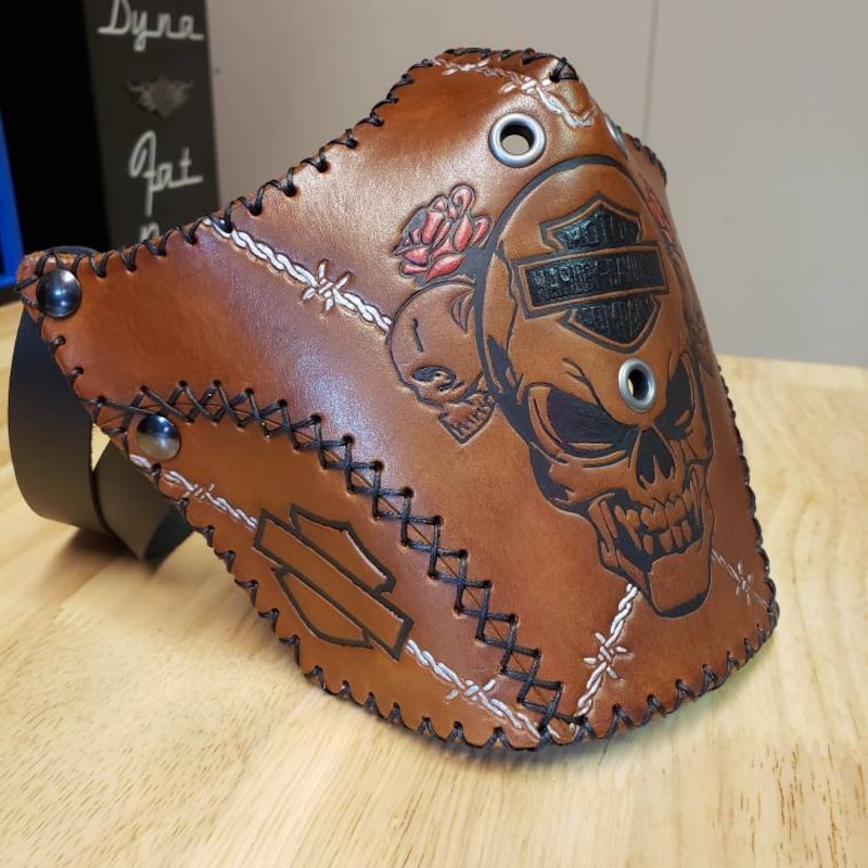 Harley Davidson Face Mask - Etsy