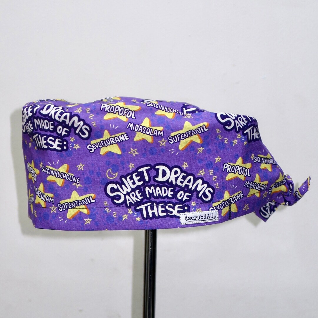 Anaesthetic Scrub Cap - Scrub Hat Australia, Scrub Cap Australia ...