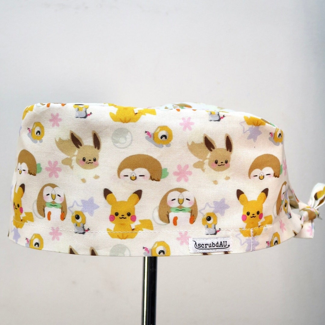 Pokemon Scrub Cap - Scrub Hat Australia, Scrub Cap Australia, Cute ...