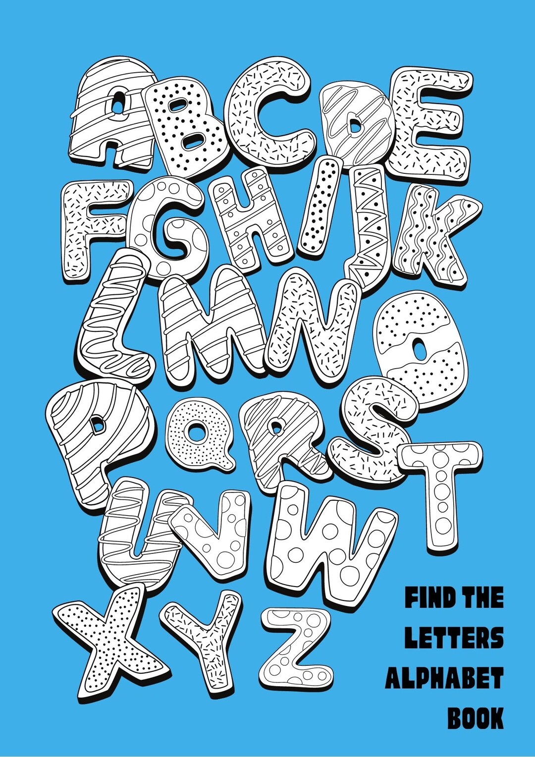 Finding Letters Alphabet Book - Etsy