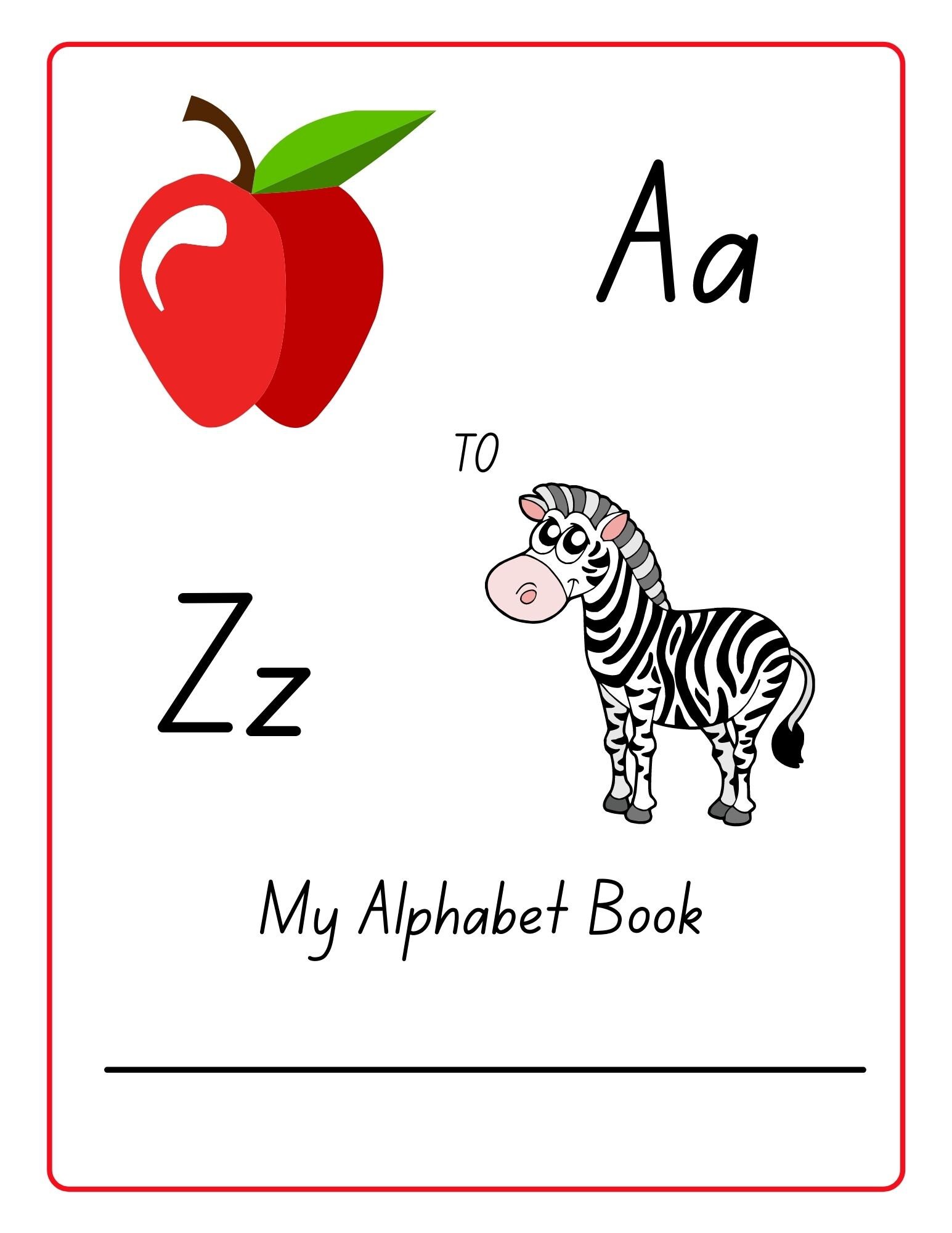 My Alphabet Book A-Z - Etsy