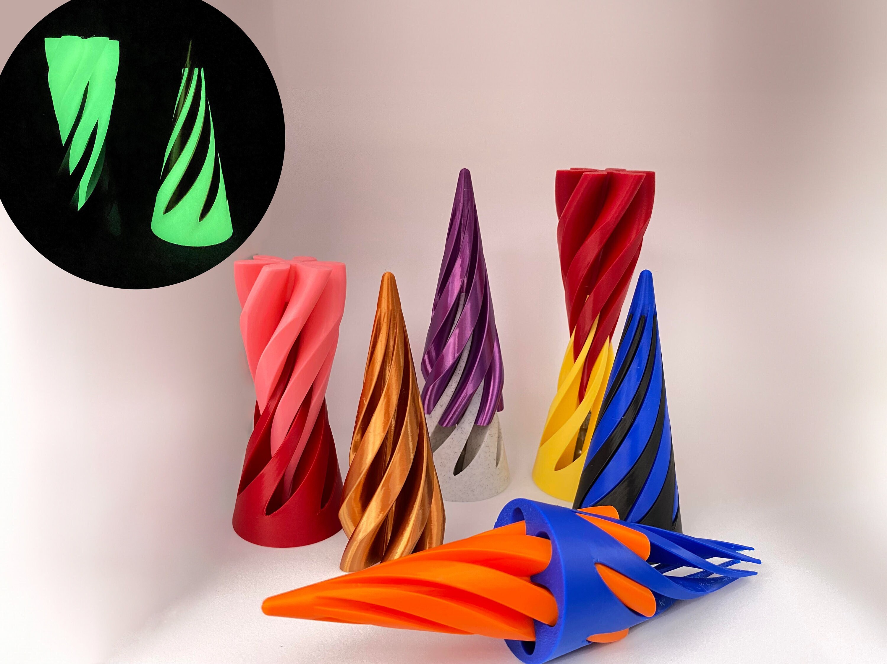 Impossible Vortex Cones | Kinetic Fidget Toy | Optical Illusion ...