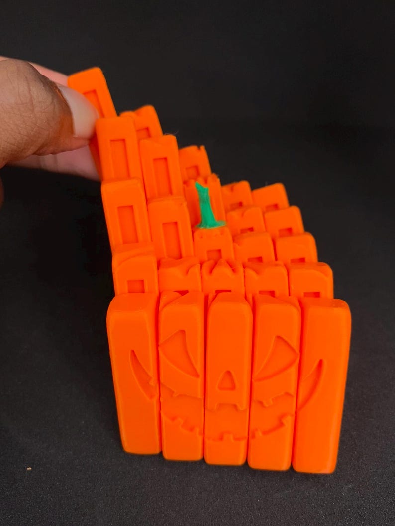 Jack O' Twist Pumpkin Fidget Toy | Stress Relief and Sensory Toy - Etsy