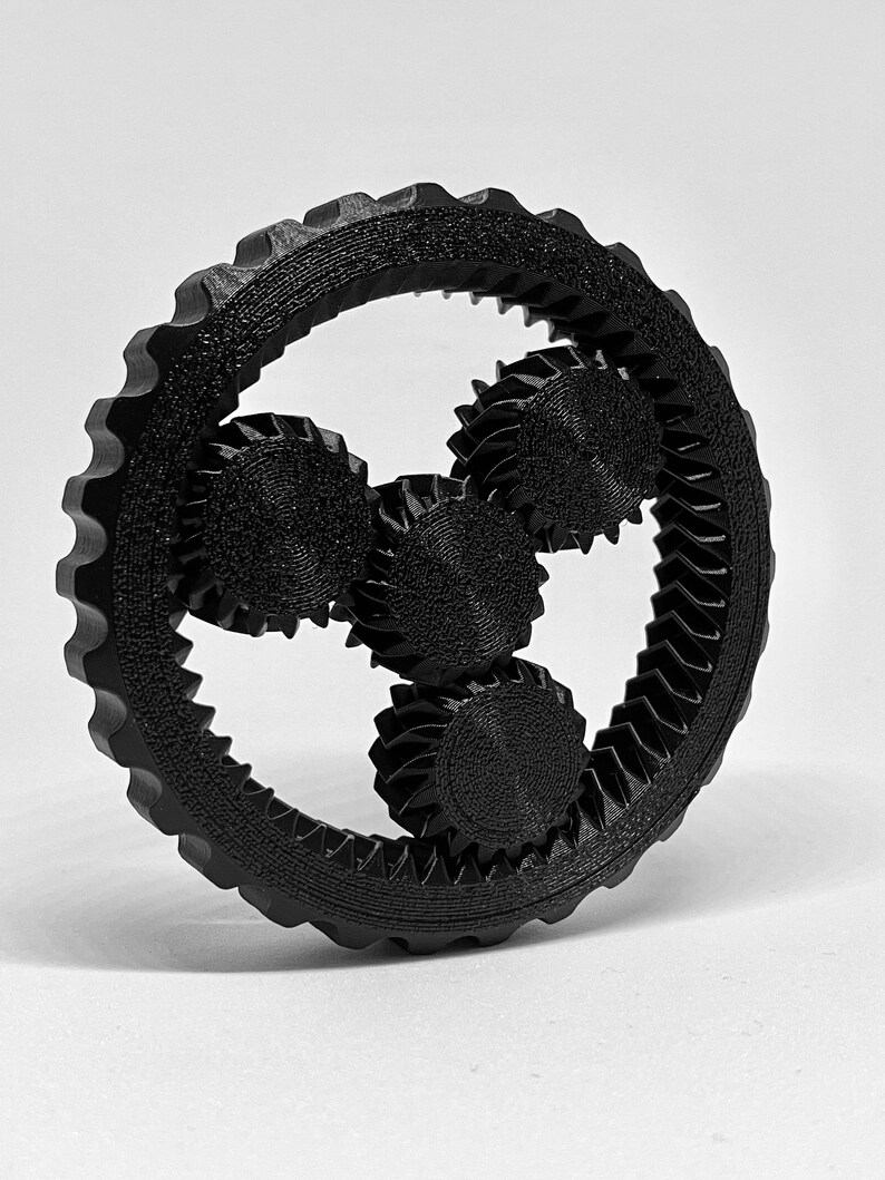 Planetary Gear Spinner Kinetic Desk Toy Engineering Bearing ...