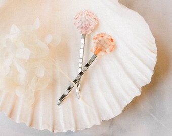 Seashell Hair Pins - Etsy