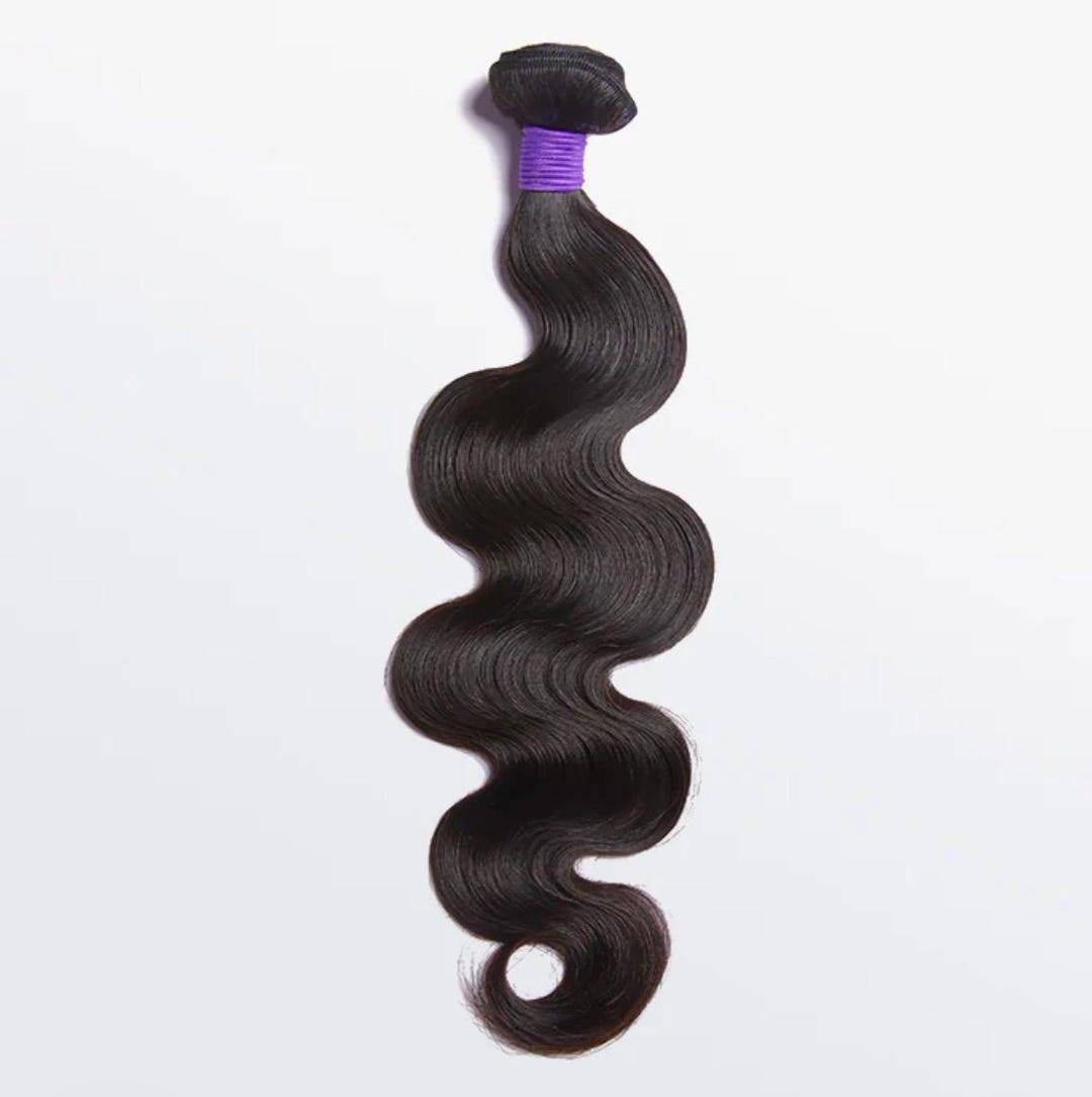 Premium 10”-30” Raw Indian Body Wave Human Hair Extensions #1B Bundles ...