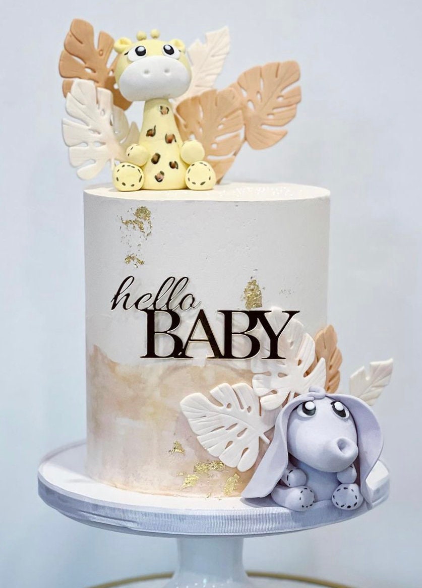 Hello Baby Cake Charm - Etsy