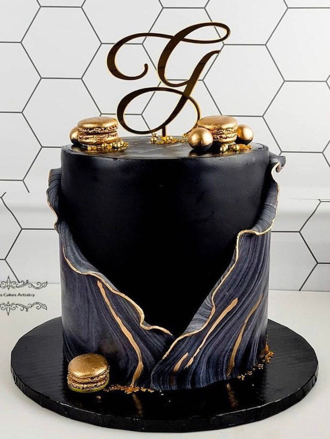 Large Initial Acrylic Cake Topper - Etsy