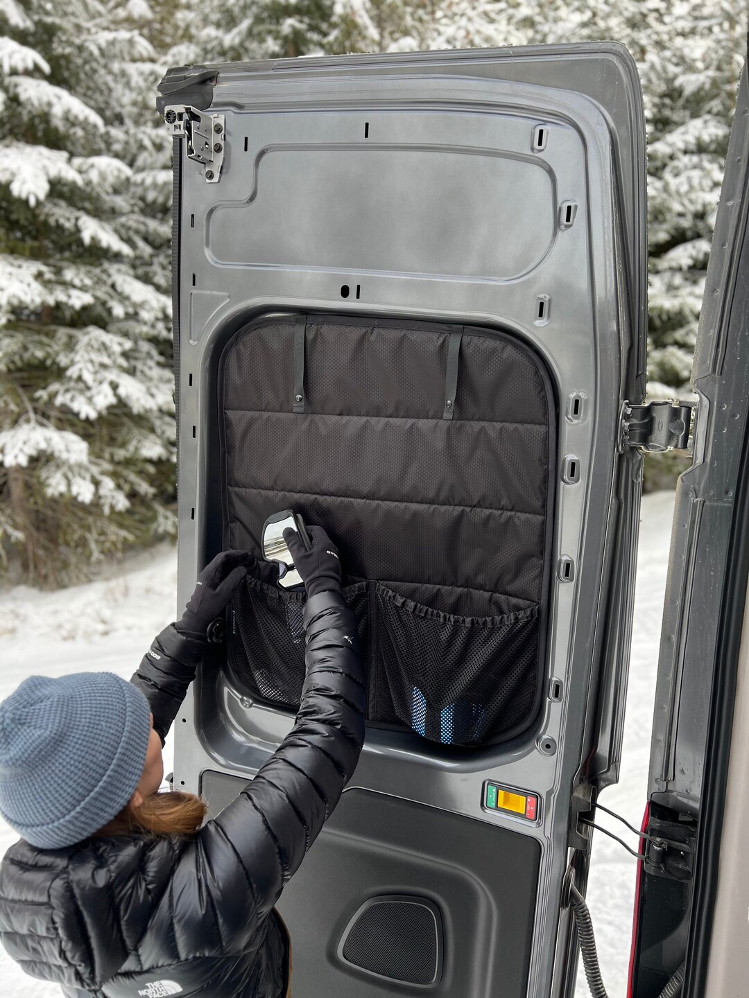 Rear Doors Magnetic Covers With Storage for PM, Transit, Sprinter - Etsy
