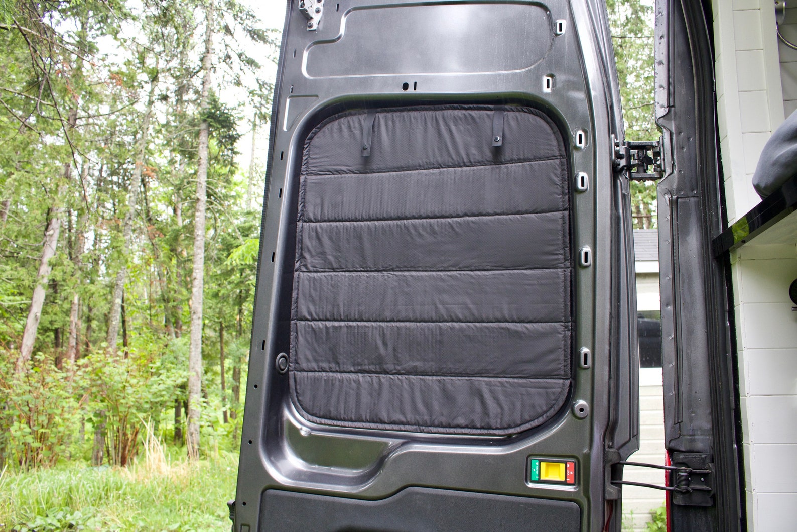 Isolated curtains for campervan rear doors Ford Transit | Etsy