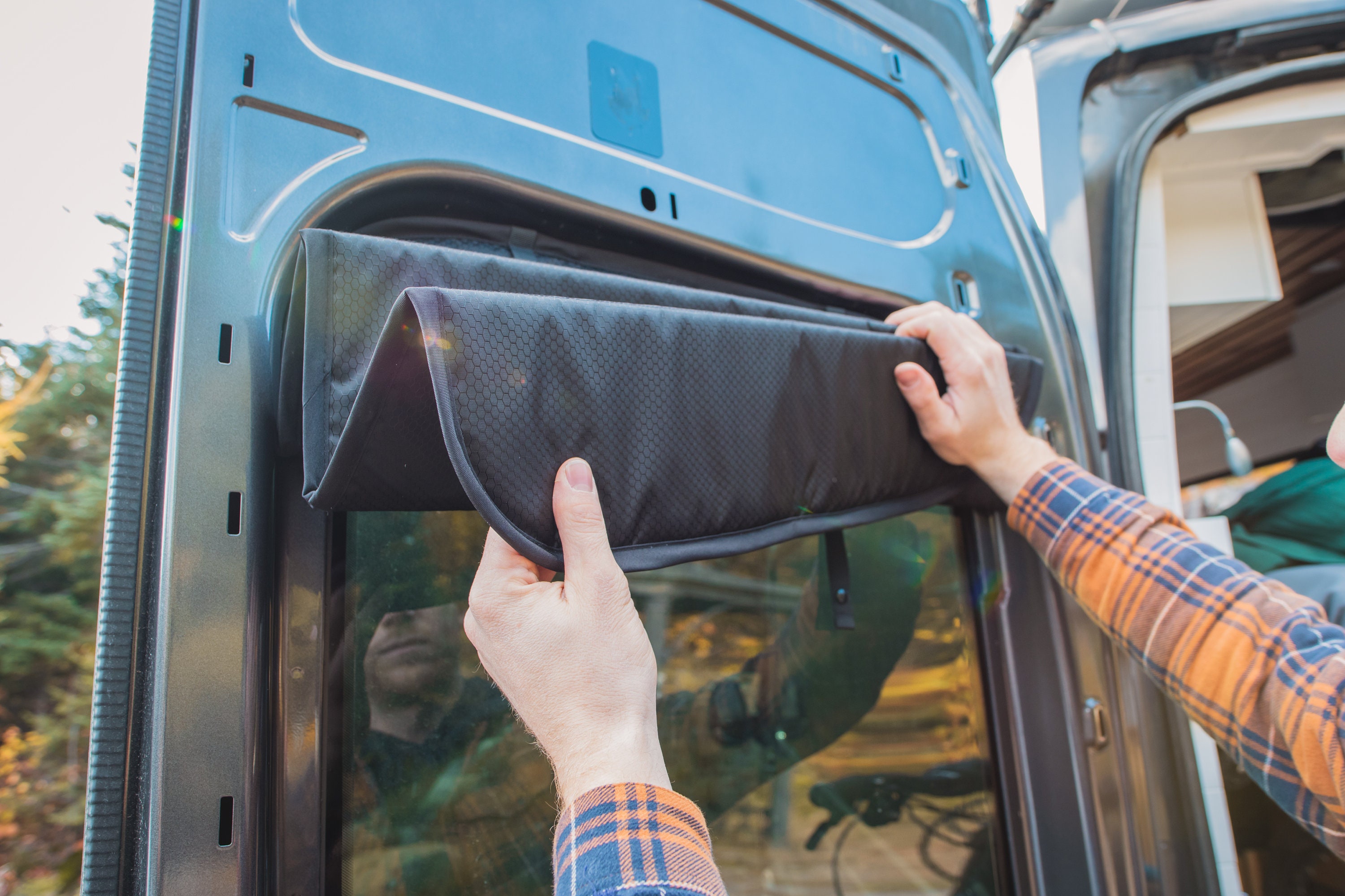 Ford Transit // Insulated Window Covers, Rear Doors, Campervan - Etsy
