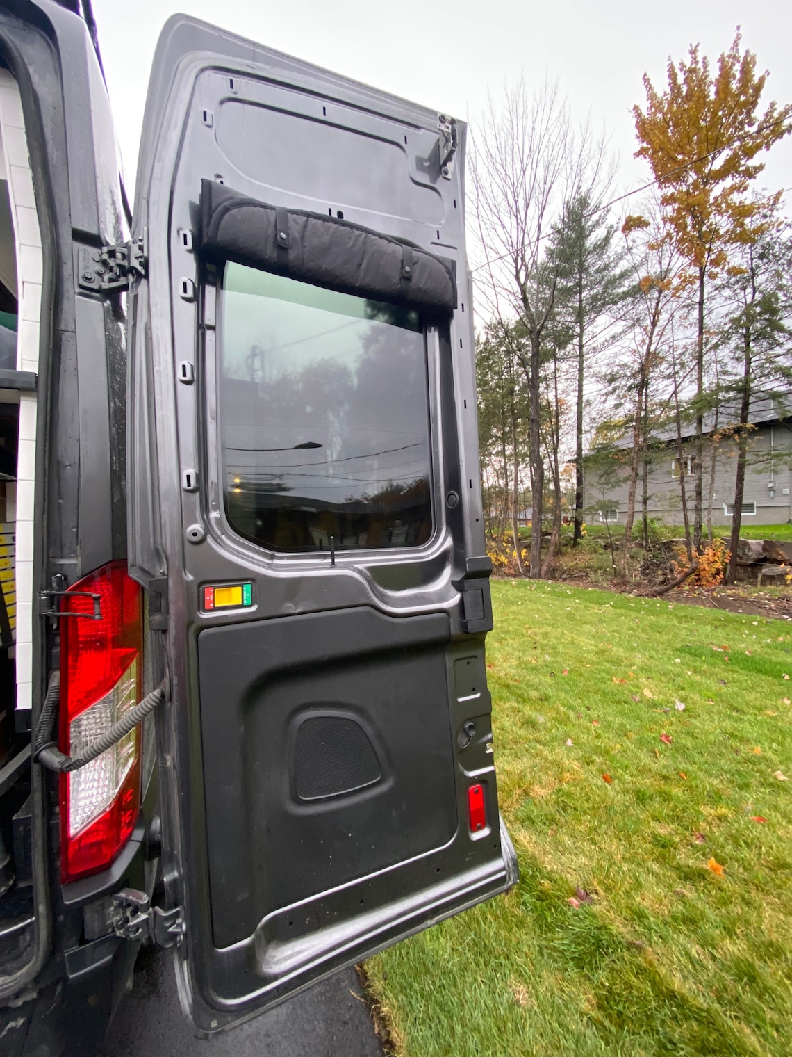 Ford Transit // Insulated Window Covers Rear Doors Campervan - Etsy