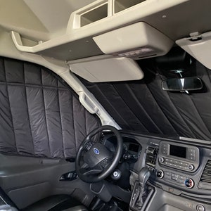Ford Transit // Insulated Window Cover Campervan Windshield - Etsy