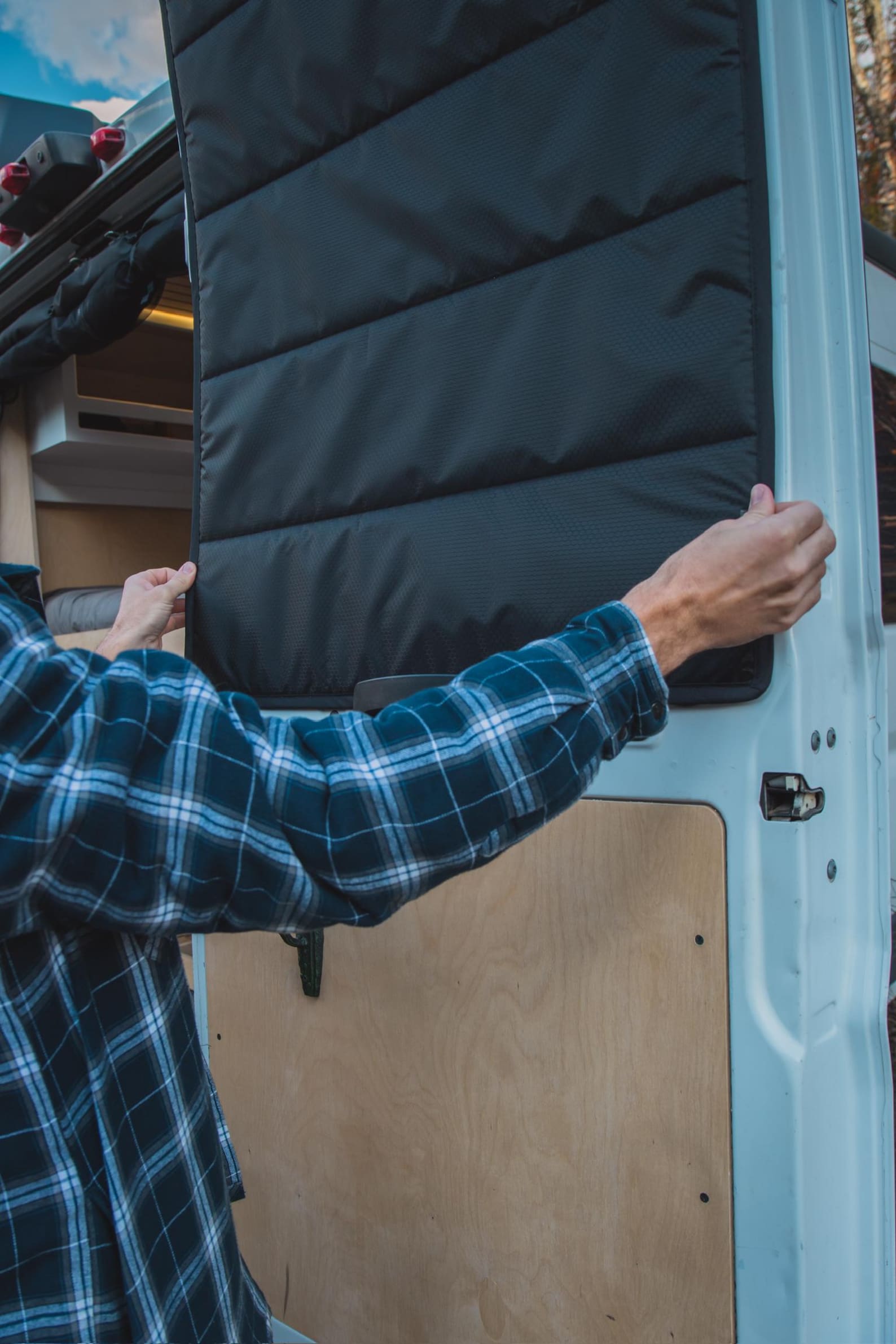 Promaster // High Roof Back Doors Insulated Panels - Etsy
