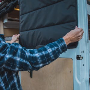 Promaster // High Roof Back Doors Insulated Panels - Etsy