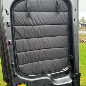 Ford Transit // Insulated Window Covers Rear Doors Campervan - Etsy