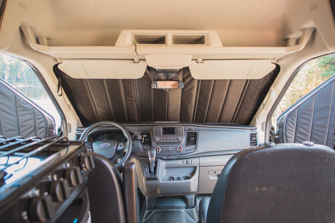 Ford Transit // Insulated Window Cover Campervan, Windshield - Etsy