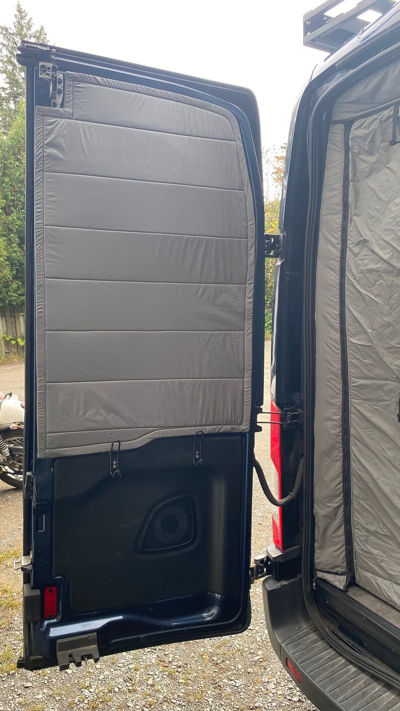 Ford Transit // High Roof Back Doors Insulated Panels - Etsy