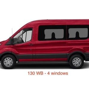 Ford Transit // Insulated Window Covers - Passenger Van, Medium/high ...