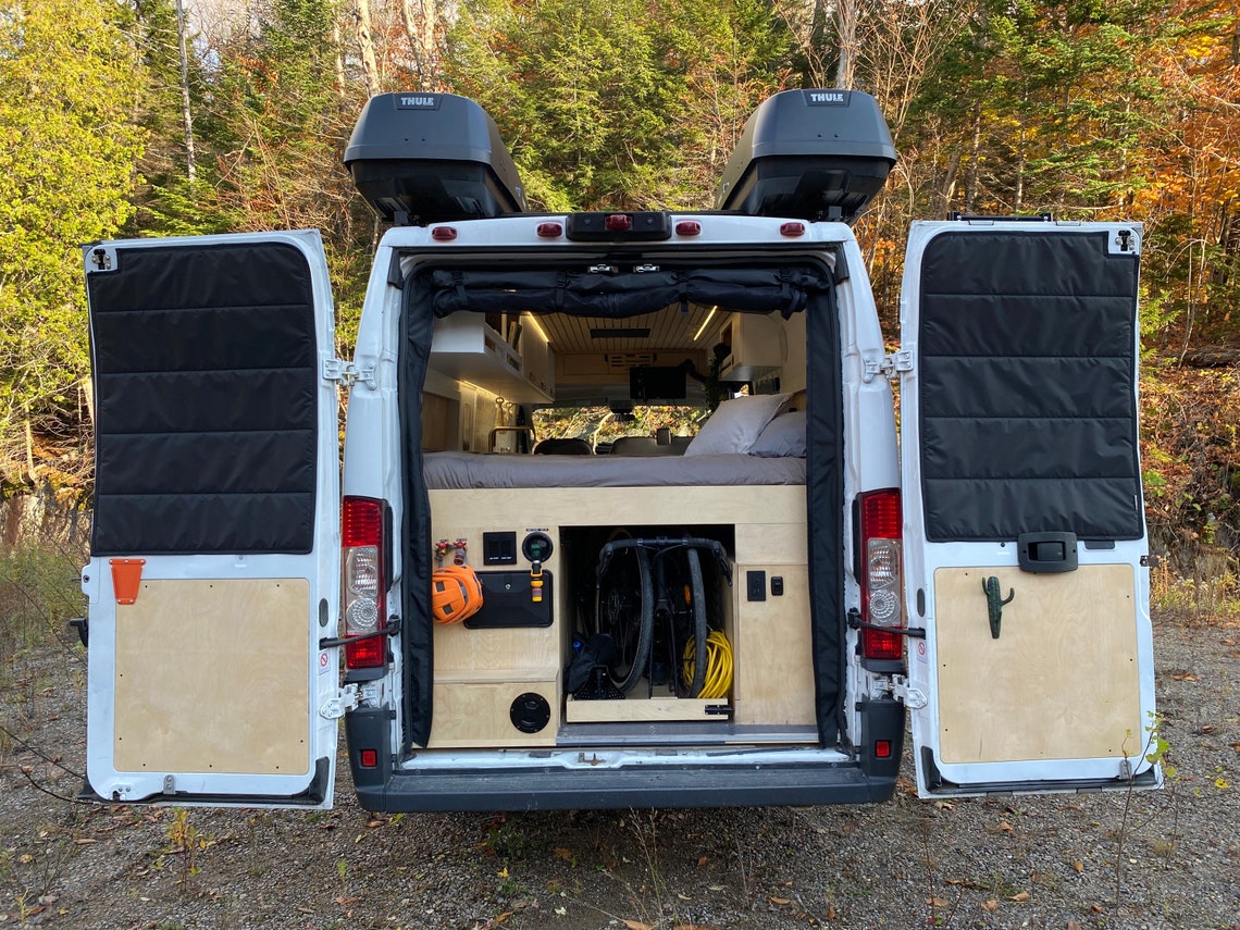 Promaster // High Roof Back Doors Insulated Panels - Etsy
