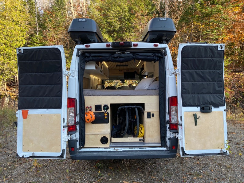 Promaster // High Roof Back Doors Insulated Panels - Etsy