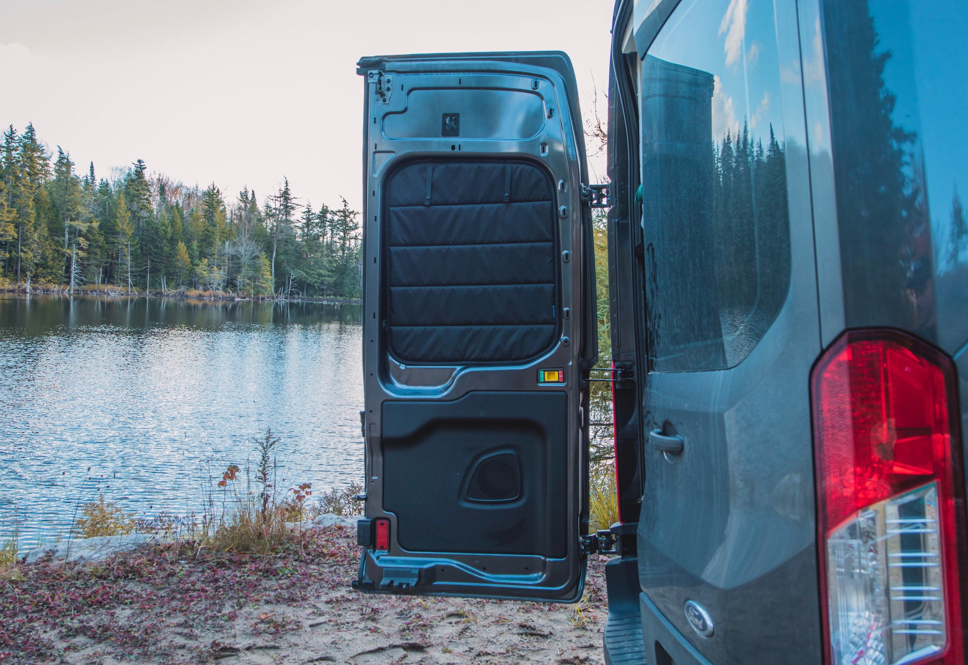 Ford Transit // Insulated Window Covers, Rear Doors, Campervan - Etsy
