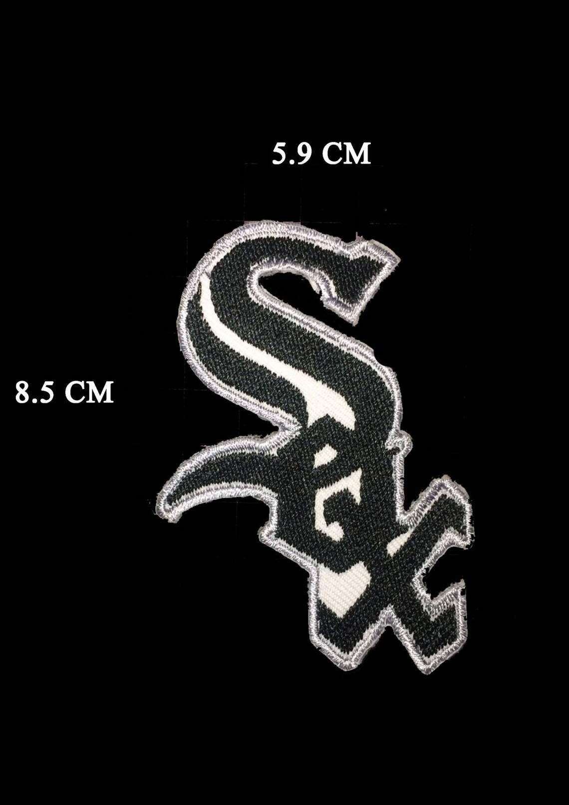 Iron On Patch Chicago White Sox Patch/Logo Embroidered Iron On | Etsy