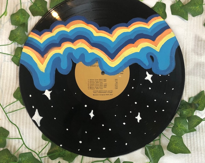 Aesthetic Vinyl Star Drip Record - Etsy