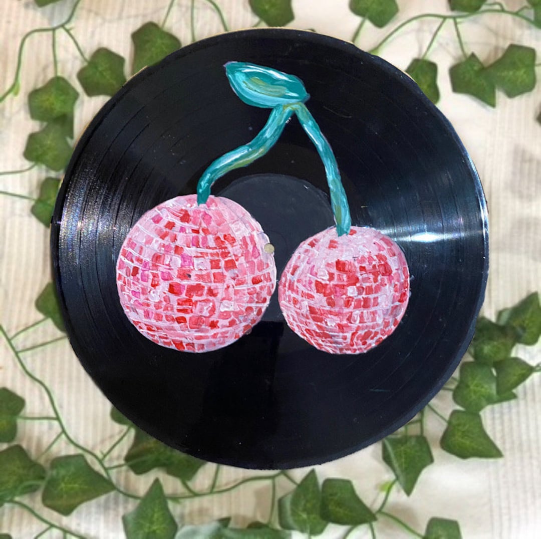 Disco Cherry Vinyl Record - Etsy
