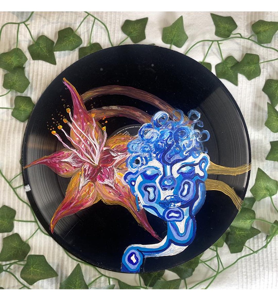 Hand-painted Aesthetic Vinyl Record - Etsy