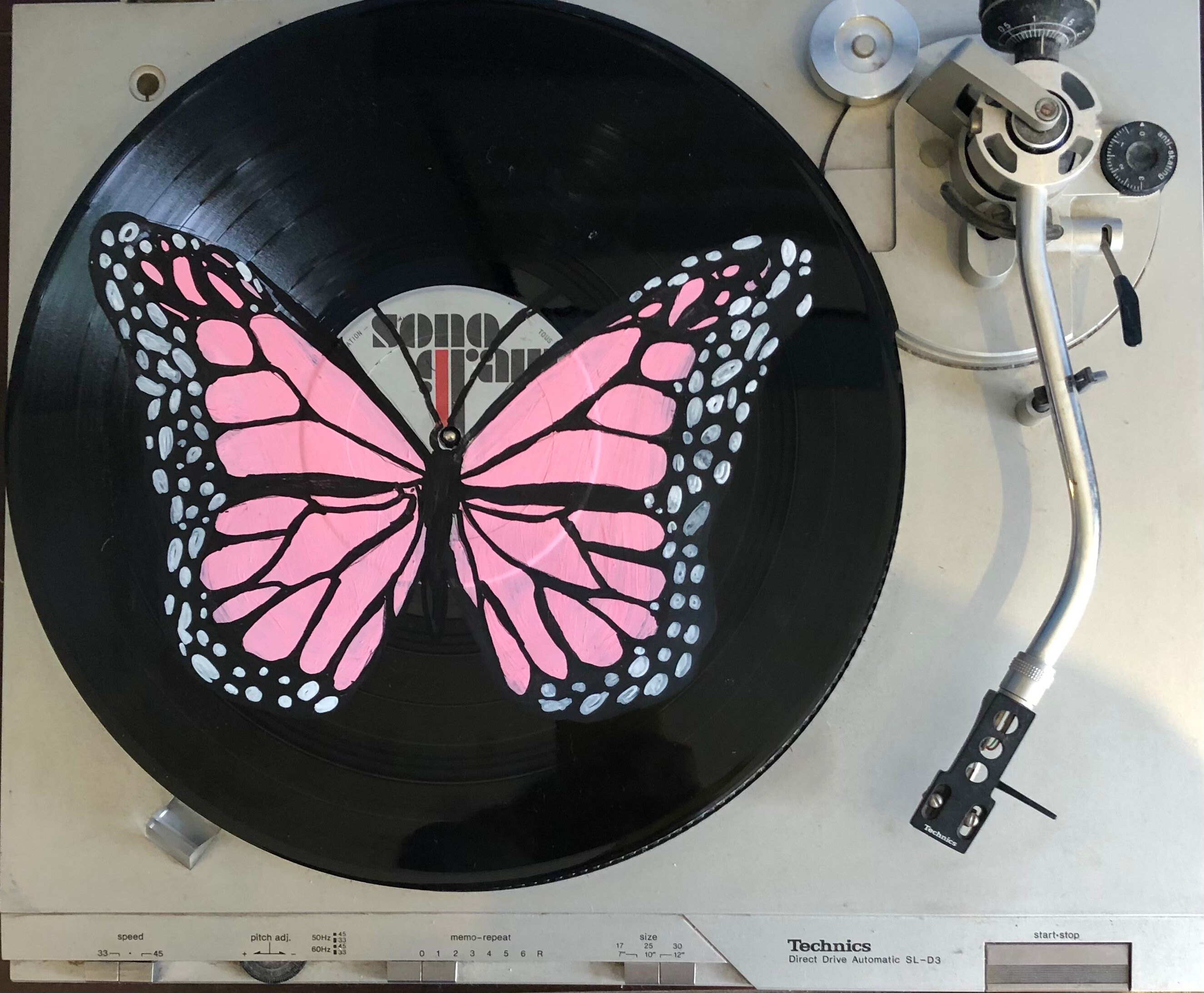 Hand-painted Vinyl Record - Etsy