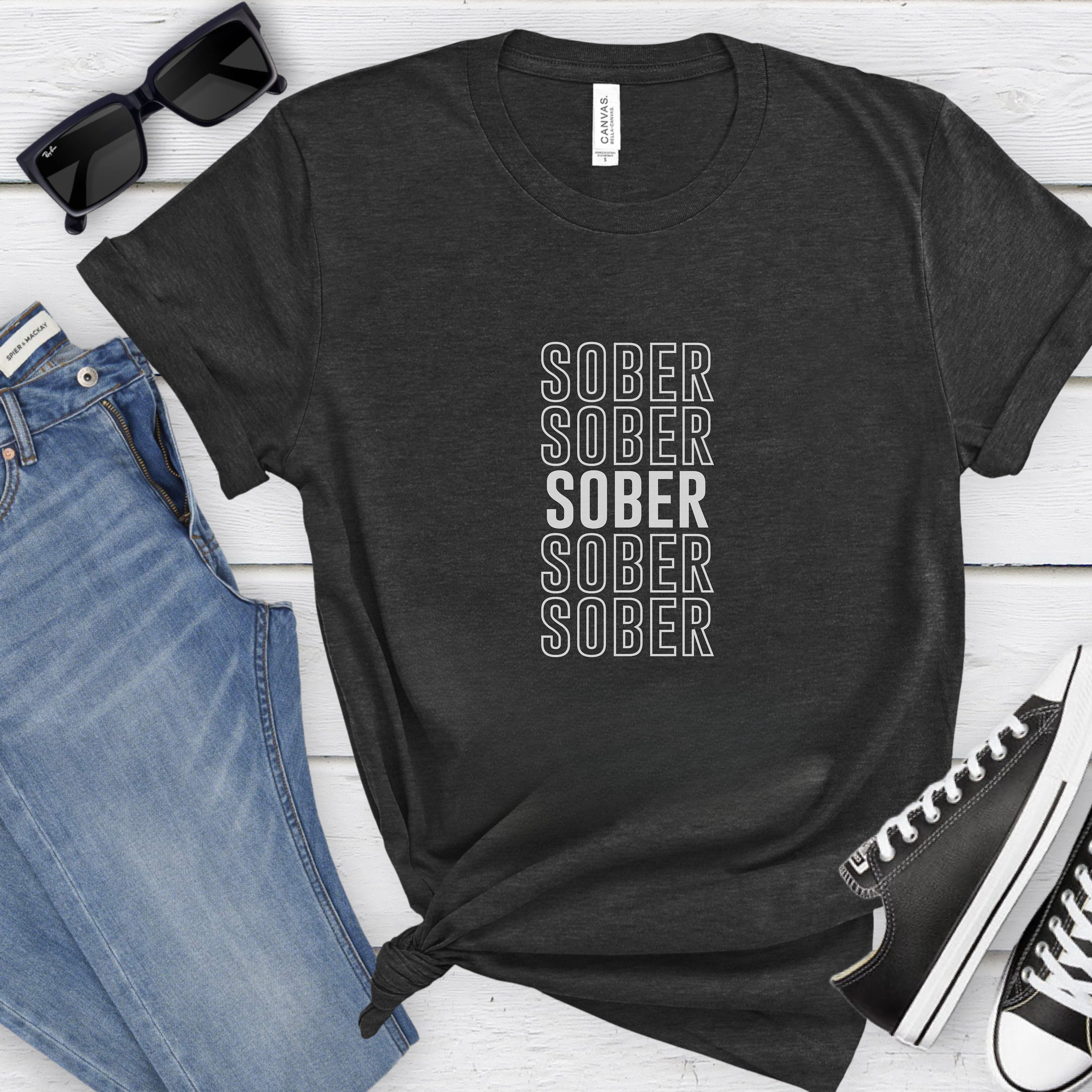 Sober Shirt Sobriety AA NA Mental Health Awareness Recovery Life ...