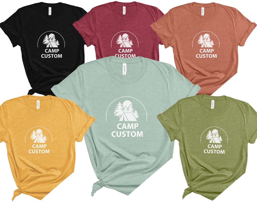 Custom Summer Camp Shirt: Personalized Group Vacation Tee - Etsy