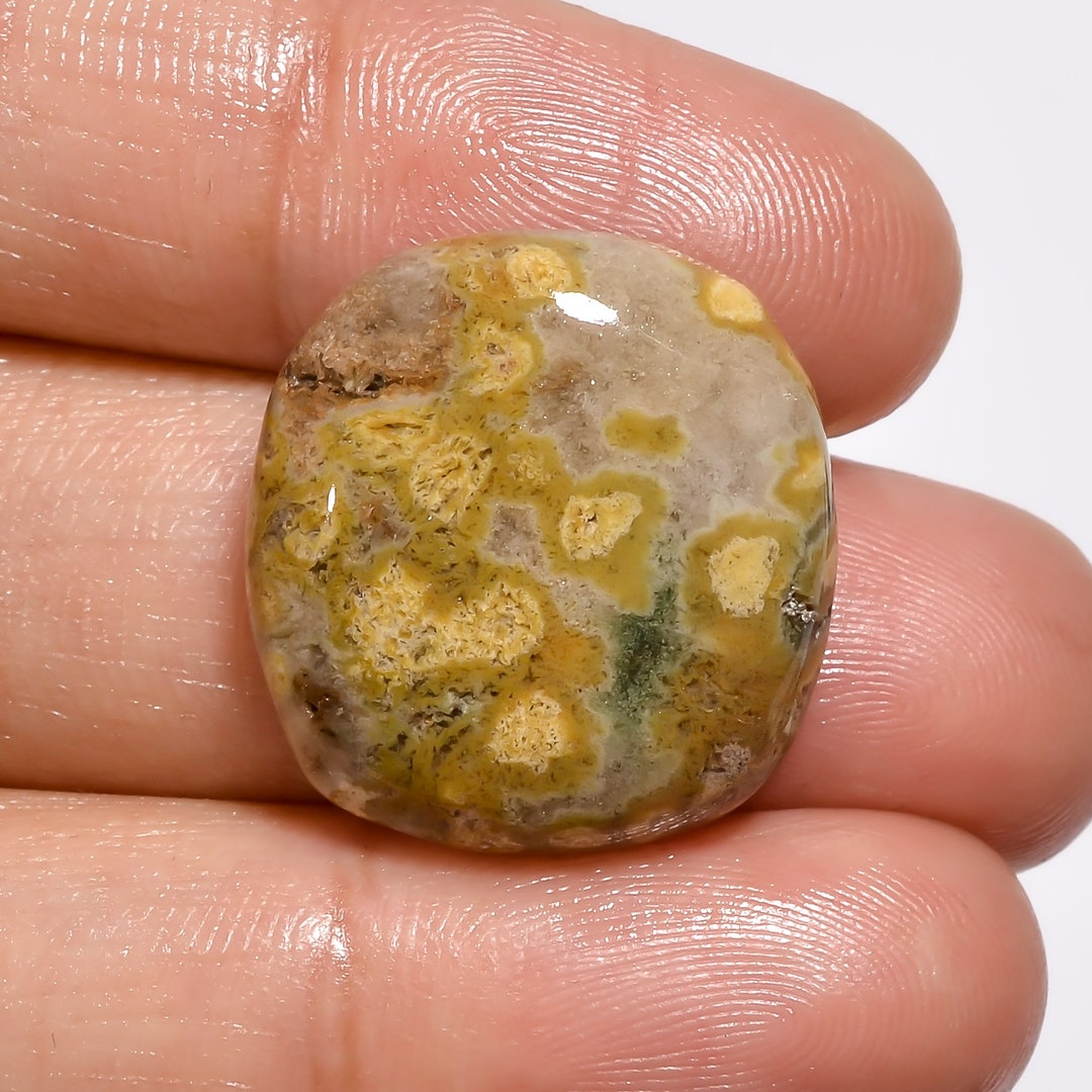 Terrific Top Grade Quality 100% Natural Ocean Jasper Cushion - Etsy