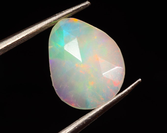 Natural Ethiopian Opal Rose Cut Slice | Fire Opal Slice | Loose Opal ...