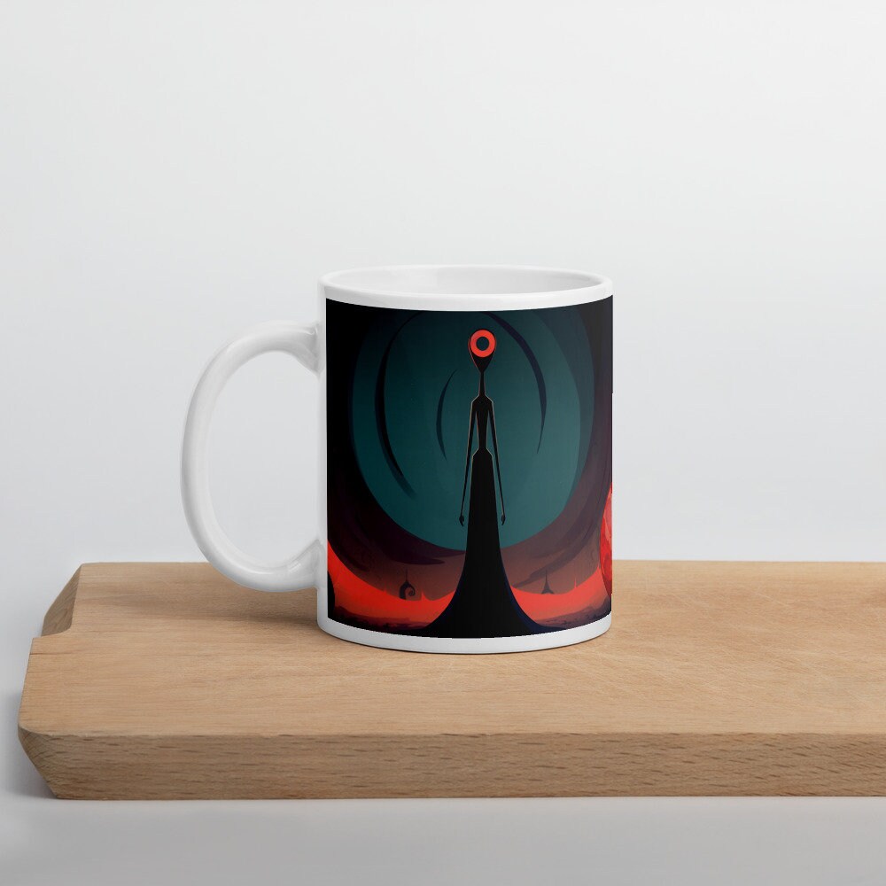 Unique Alien Mug Cosmic Alien Coffee Mug Funny Alien Mug - Etsy