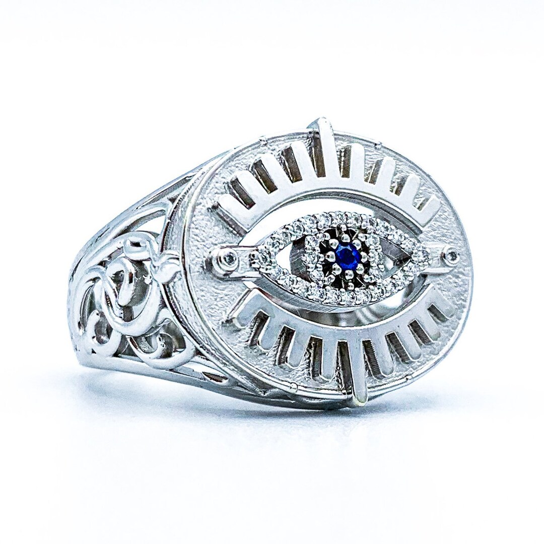 Evil Eye Ring - Etsy